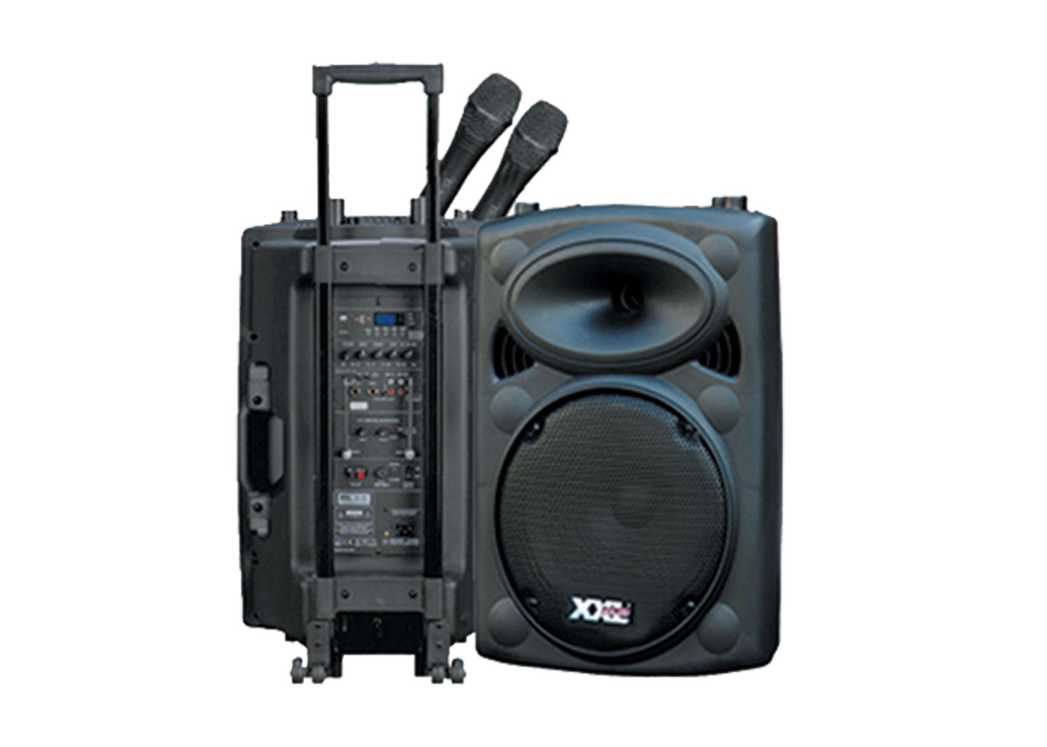 ฟรีค่าส่งXXL SK12 ชุดเครื่องเสียงเคลื่อนที่ แบบลาก 12 นิ้ว 350W มีบลูทูธ พร้อมไมค์ลอย 2 ตัว ...