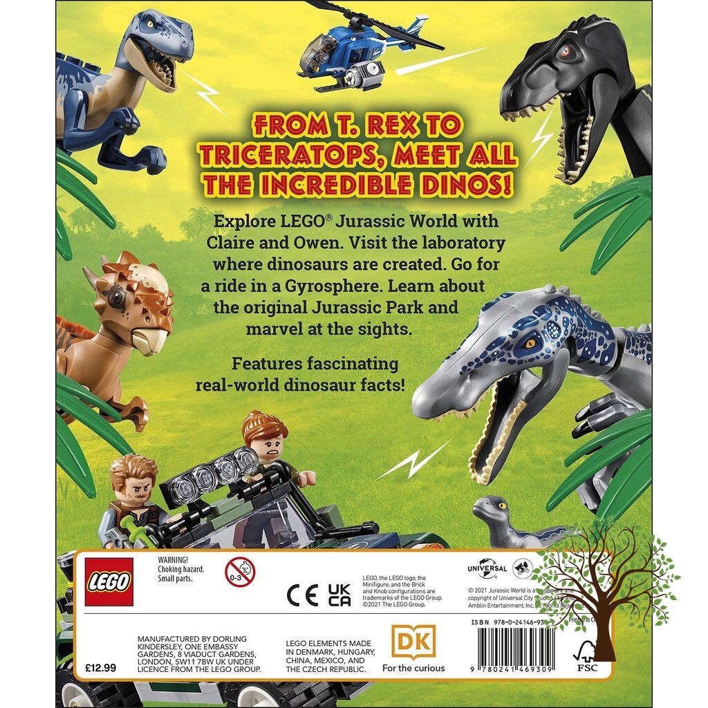 สินค้าใหม่ ! >>> LEGO Jurassic World The Dino Files หนังสือใหม่ English ...