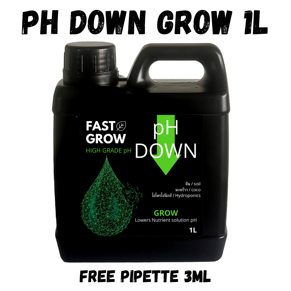 pH UP & pH DOWN ⬆️⬇️ น้ำยาปรับค่า pH ในน้ำ ใช้ได้กับต้นไม้และบ่อปลา FastGrow 1L | Lazada.co.th