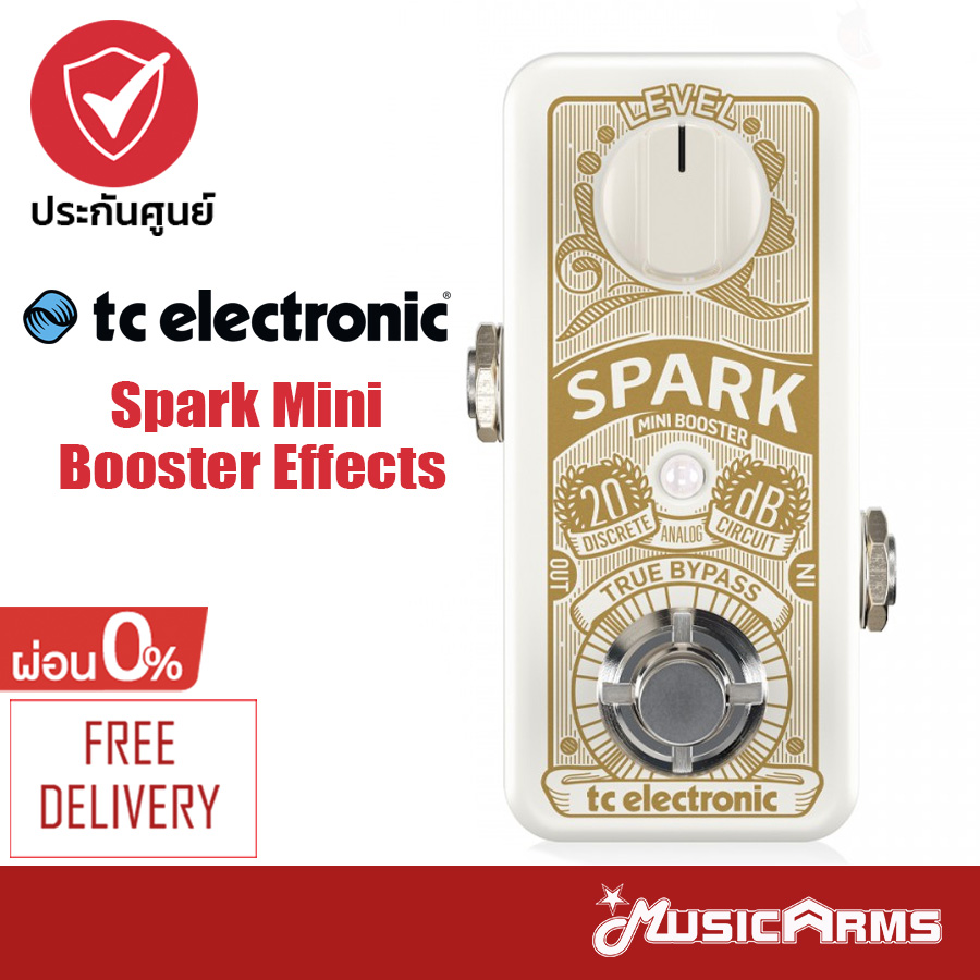 TC Electronic Spark Mini Booster Effects เอฟเฟคกีตาร์ ประกันศูนย์ 1 ปี ...