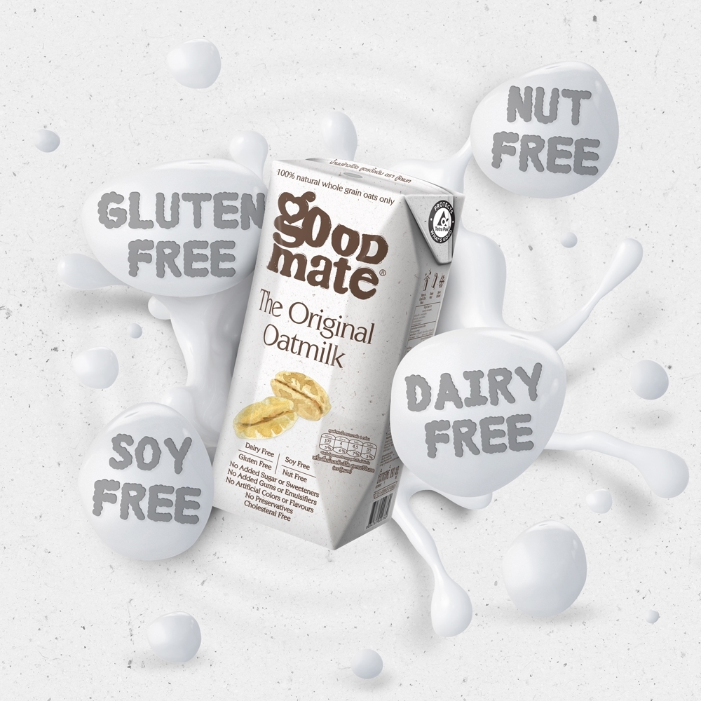 Goodmate The Original Oat Milk กู๊ดเมท นมโอ๊ต สูตรออริจินอล ขนาด 180 ...