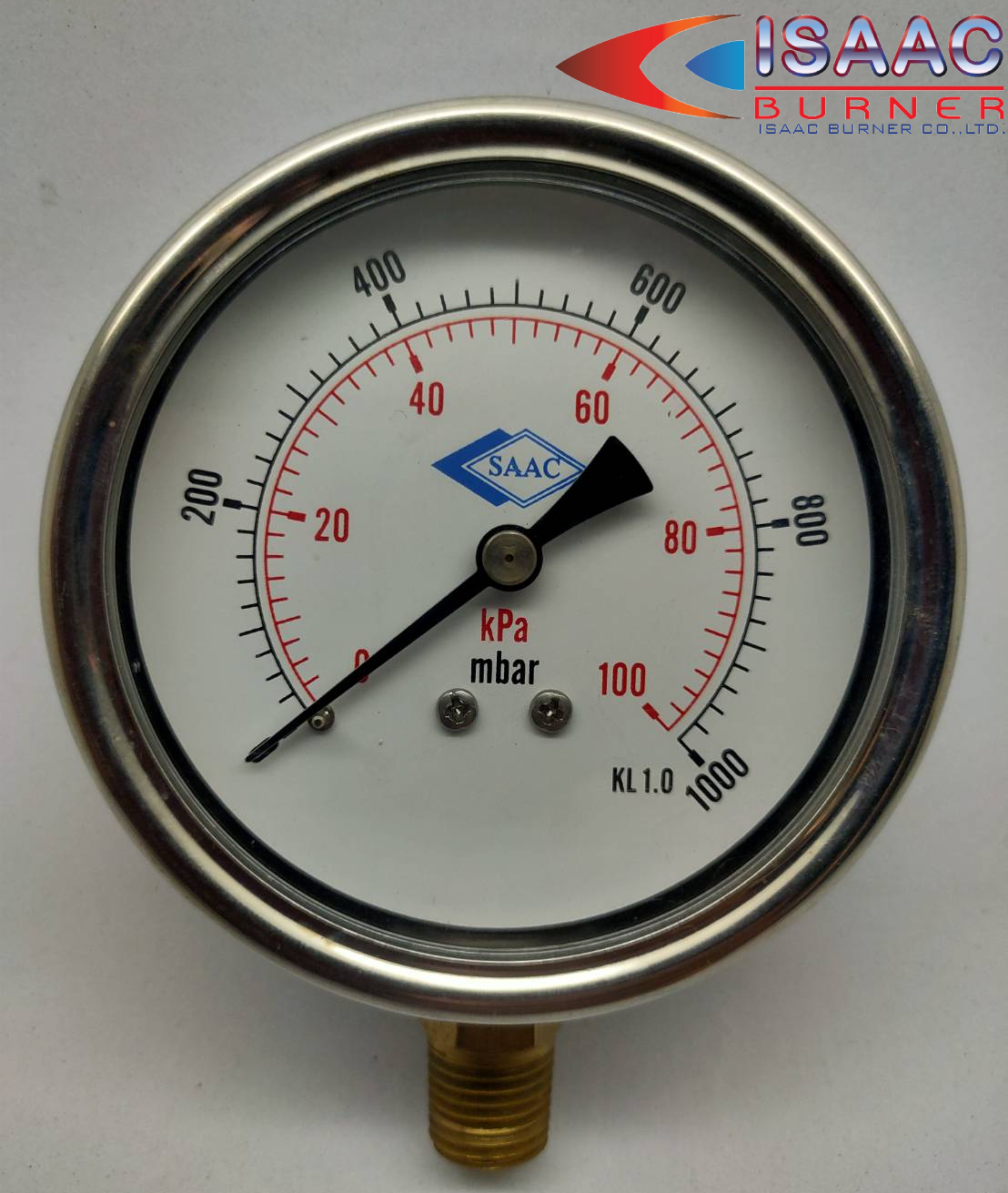 Pressure Gauge 0-1000 mbar /0-100 kPa | Lazada.co.th