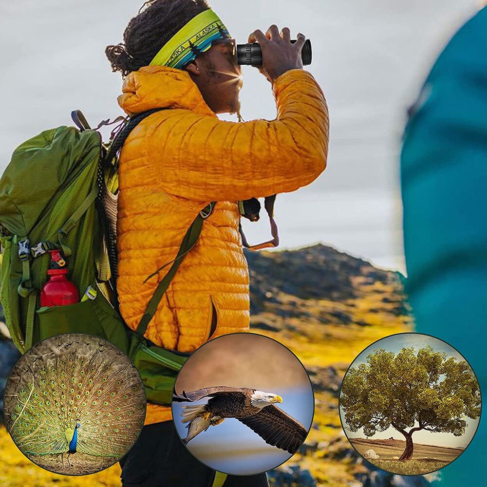 Portable 166X52 Monocular HD Telescope Mobile Phone Shooting 66/8000M ...