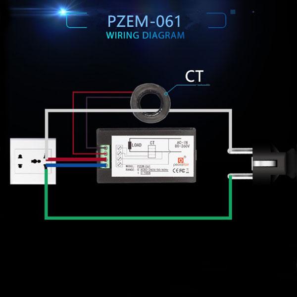 PZEM-017 DC 0-300V โวลต์แอมป์มิเตอร์ RS485 Modbus แรงดันไฟฟ้าพลังงาน ...