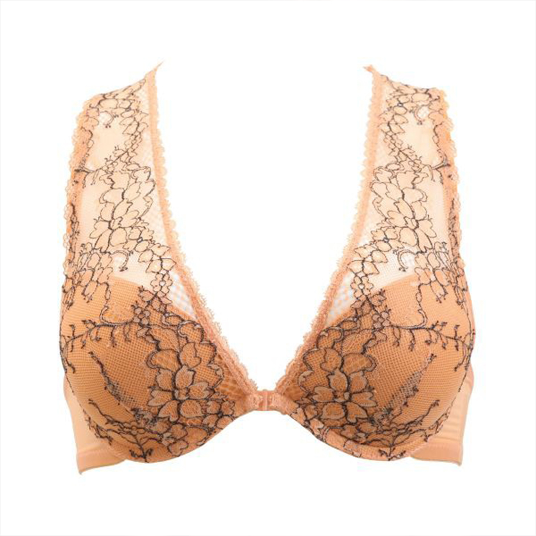 Annebra บราเสริมทรง ตะขอหน้า คอวี มีโครง เสริมฟองน้ำ Front Closer Mold ...