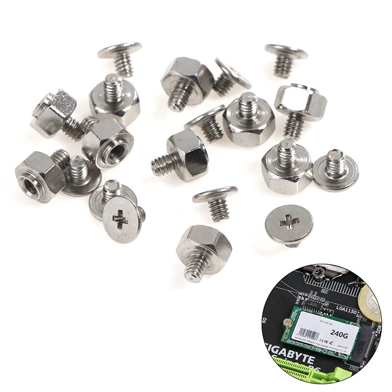10 Set Hand Tool Mounting Kits Stand Off Screw for -ASUS Motherboard M ...