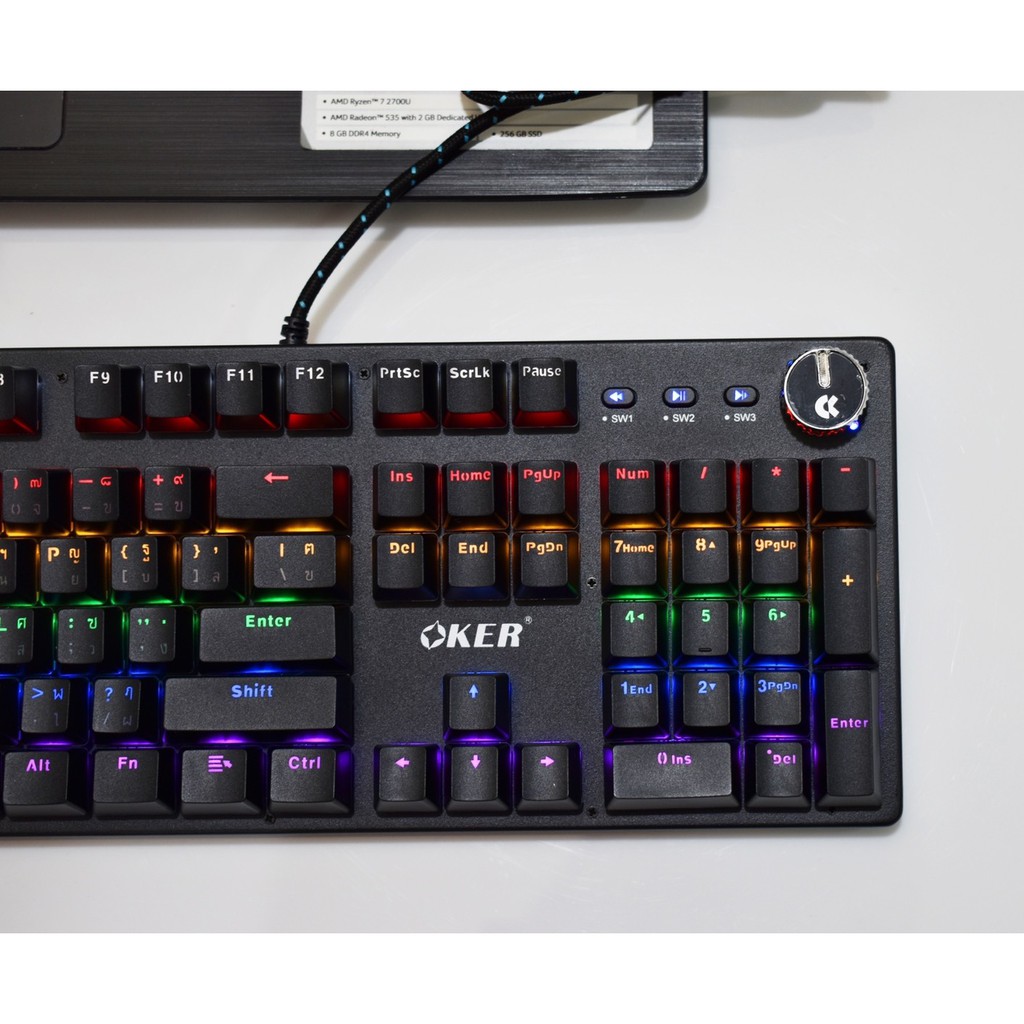 Oker X100 Keyboard Mechanical | Lazada.co.th
