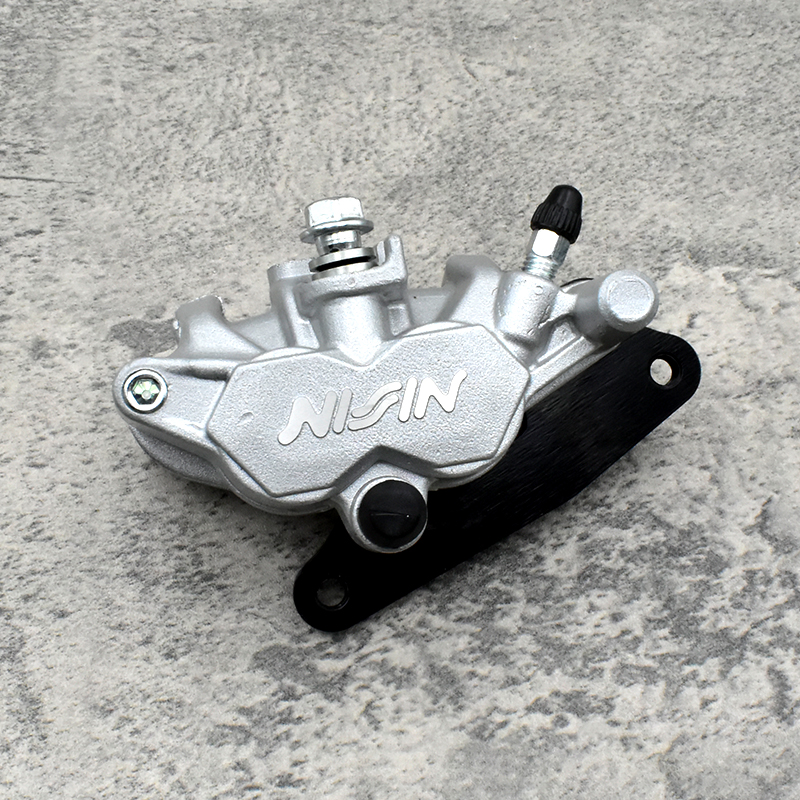 ปั๊มหน้า ปั้มล่างนิสชิน w125 w110 w100s ขาตรงรุ่น ปั้มล่าง ฝั่งขวา เวฟ125 ดำ เงิน น้ำเงิน งาน ...