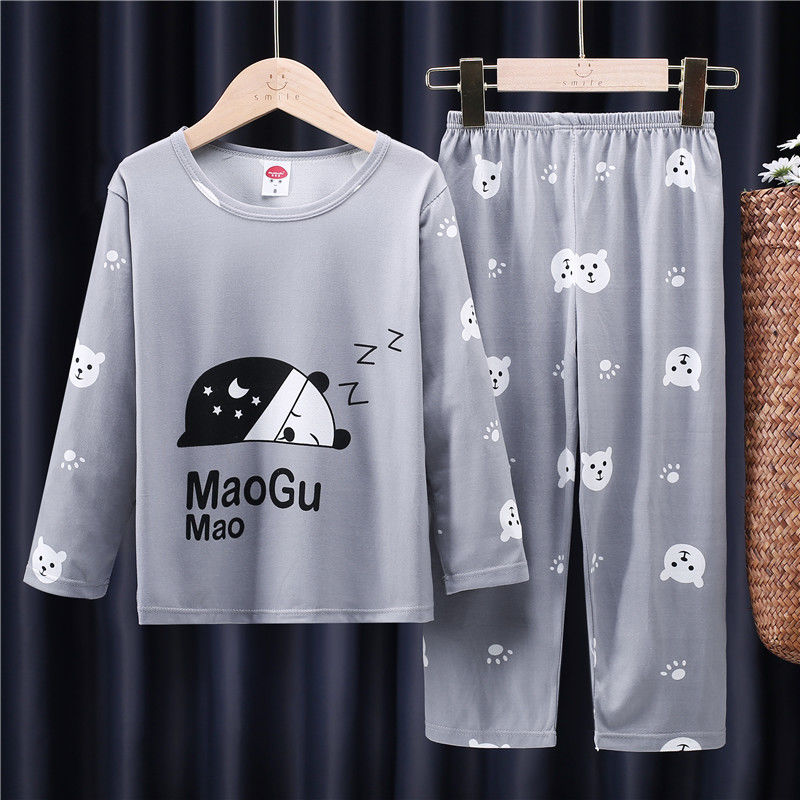Yozi ชุดนอนผ้าซาตินสำหรับเด็ก ชุดนอนแฟชั่นลายการ์ตูนสำหรับเด็ก ชุดนอน ...
