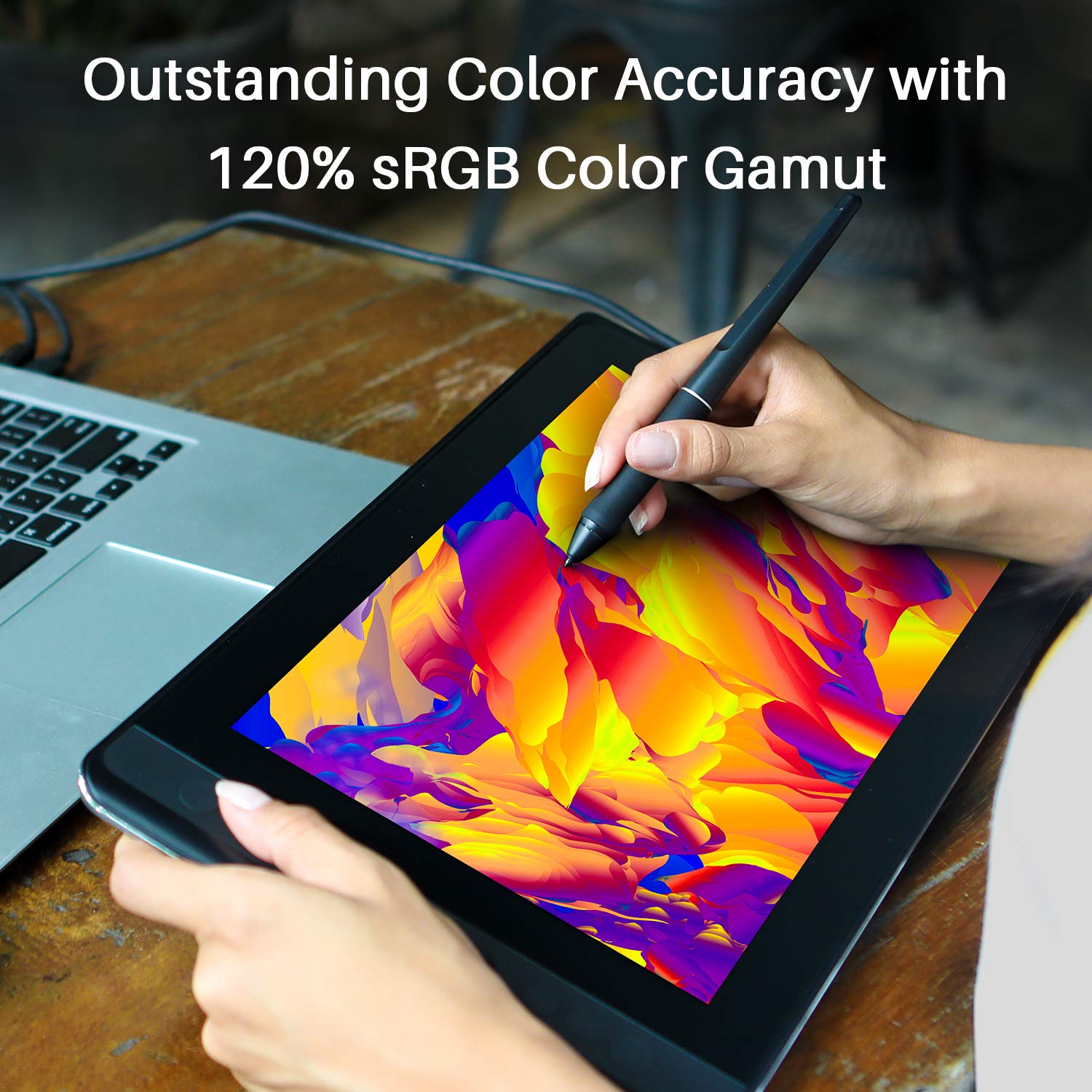 Huion Kamvas Pro 13 GT-133 Graphics Drawing Monitor 13.3 inch IPS Pen ...