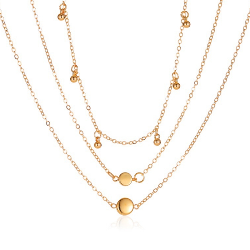 Luxury Pendant Choker Necklace for Women Minimalist Multilayer Simple ...