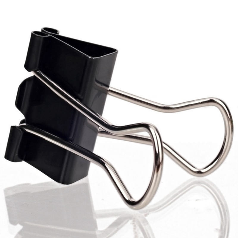 60 Pcs Office and School Binding Supplies 25mm Long Tail Clip Long Tail ...