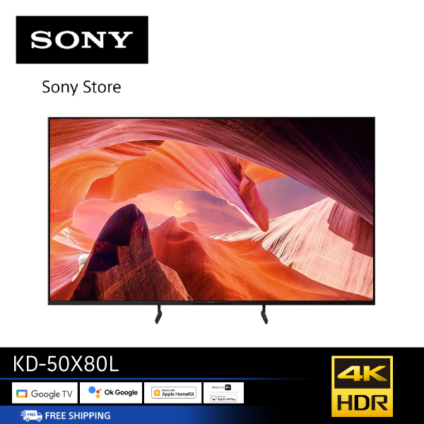 KD-50X80L (50 นิ้ว) 4K Ultra HD High Dynamic Range (HDR) สมาร์ททีวี ...