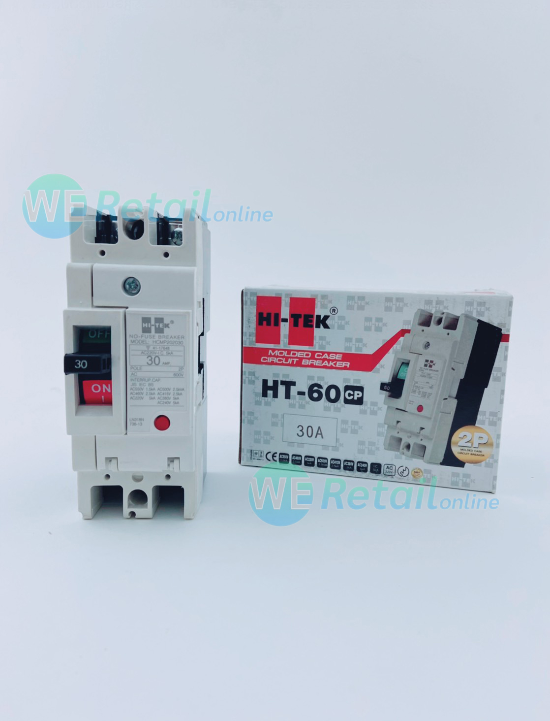 เบรคเกอร์ 2 สาย 30 แอมป์/AC HT60 CP รุ่น HCMP202030 HI-TEK - We retail ...