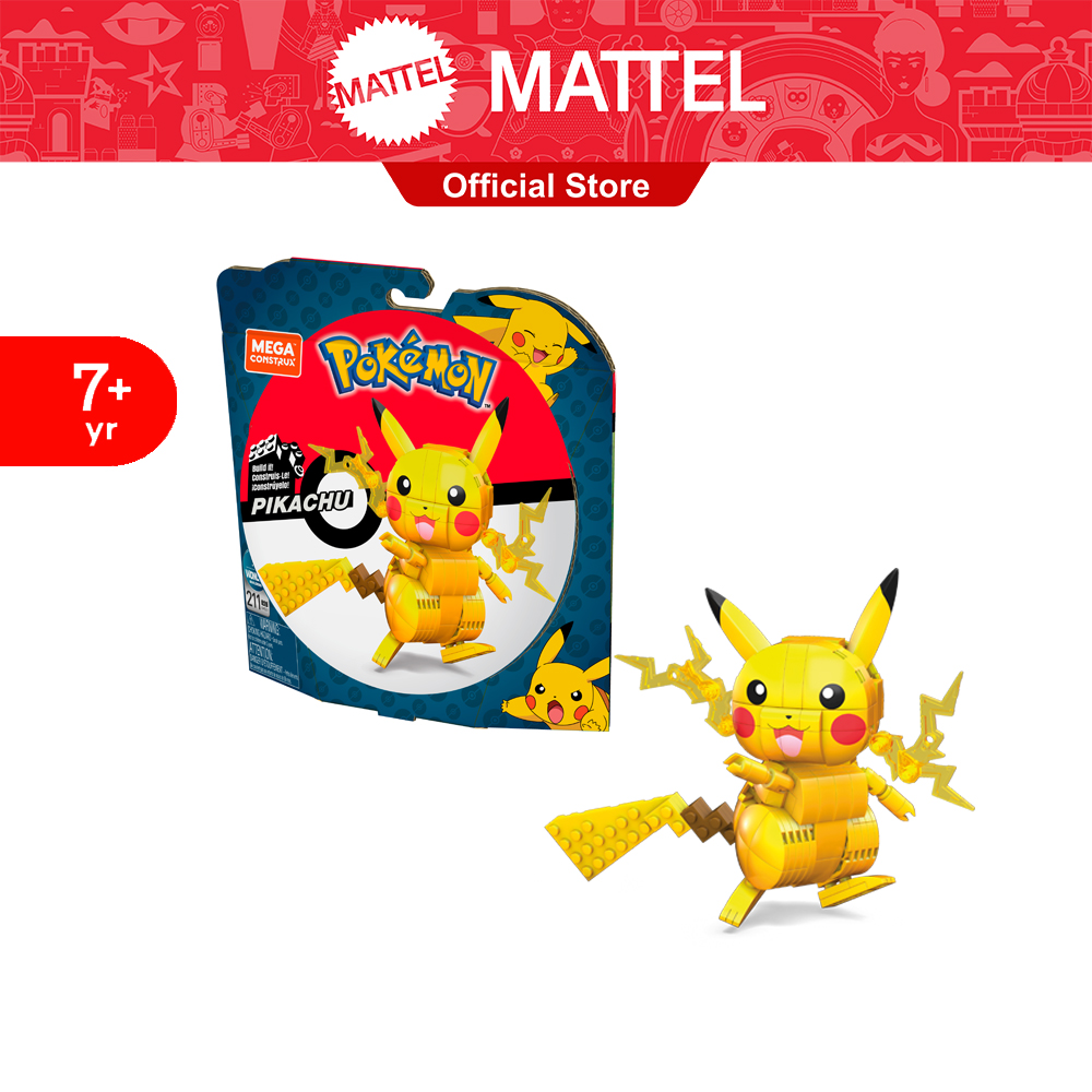Mattel Mega Construx Pokémon Pikachu แมทเทล เมก้าคอนสตรัค โปเกมอน ปิกาจ ...