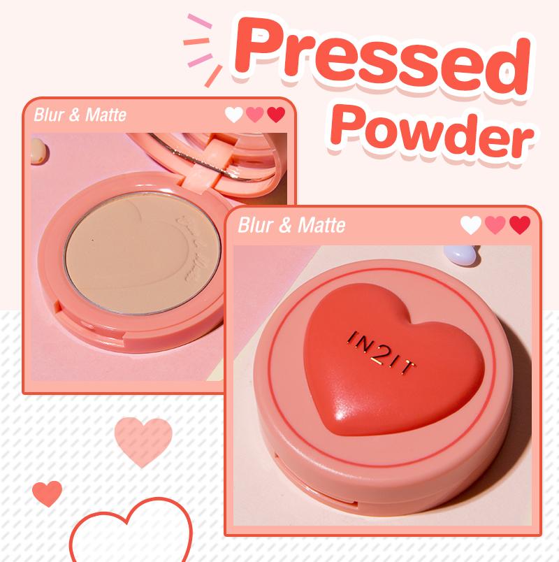 In2It blur&matte pressed powder 6g.1pc. : อินทูอิท เบลอแอนด์แมทต์ เพลส ...