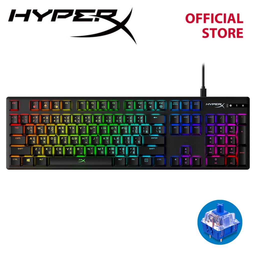 HYPERX KEYBOARD ALLOY ORIGINS 60 RED SW (US) (2Y) - IT CITY - ThaiPick