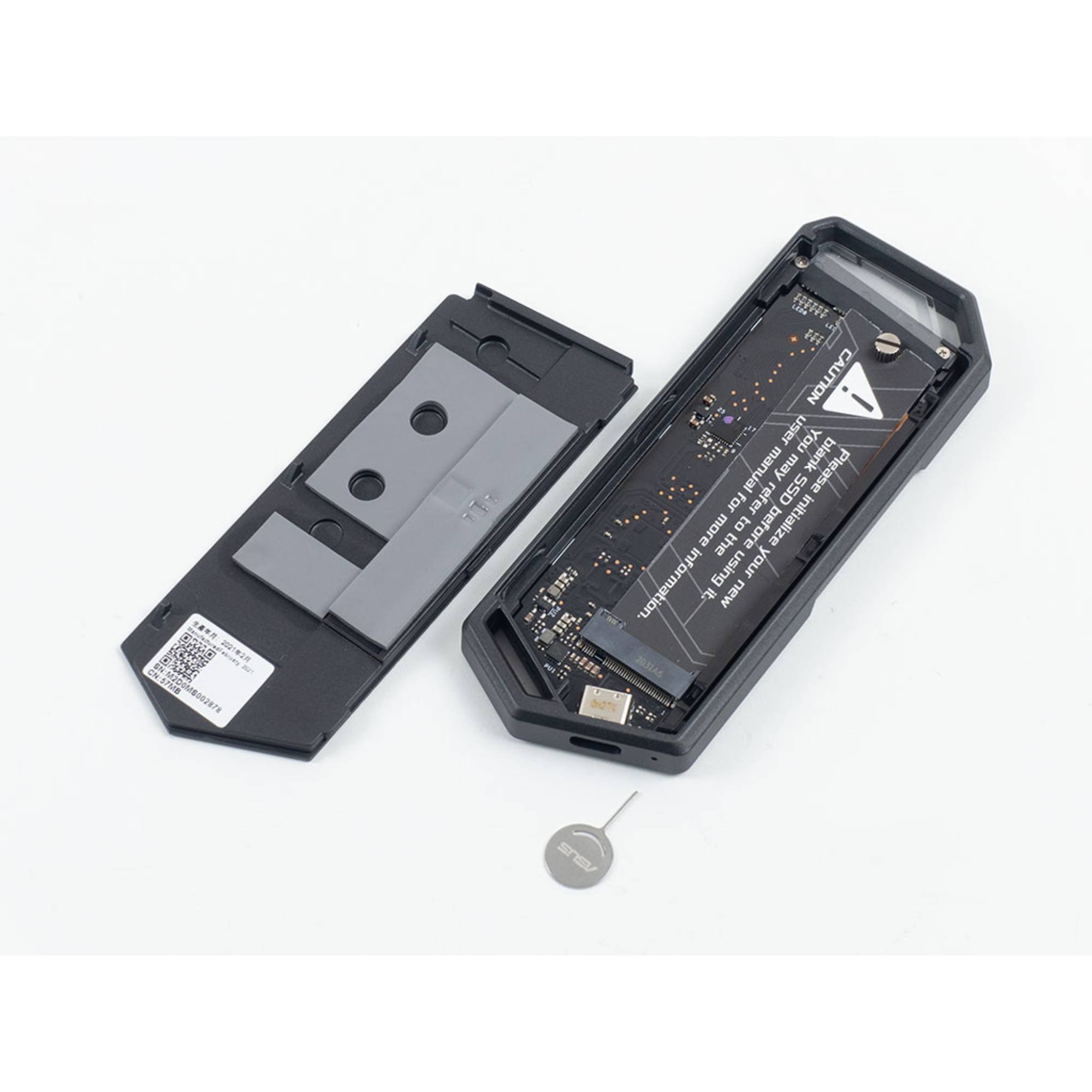 ASUS (กล่องใส่เอ็มดอททู) ROG STRIX ARION LITE M.2 NVMe SSD ENCLOSURE ...