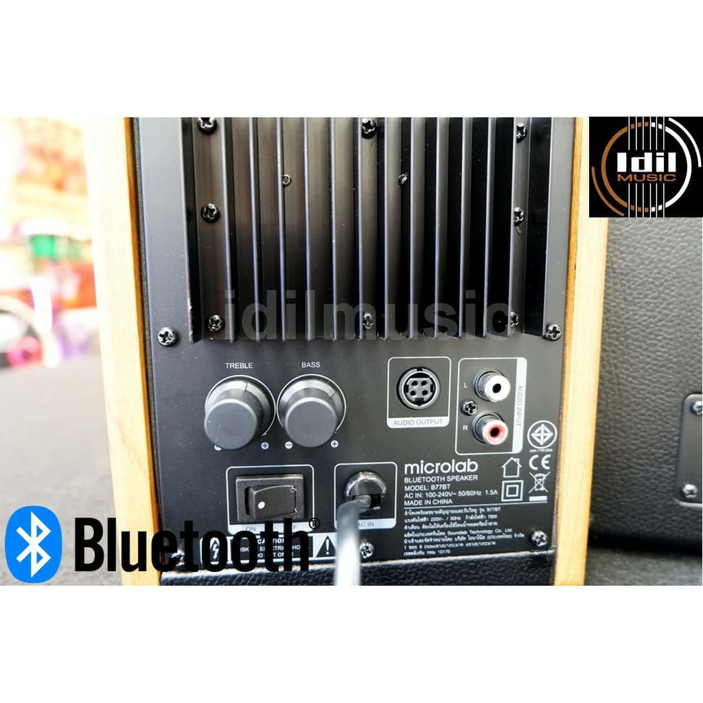 Microlab B77BT Monitor Bluetooth Speaker ลำโพงมอร์นิเตอร์ - idilmusic ...