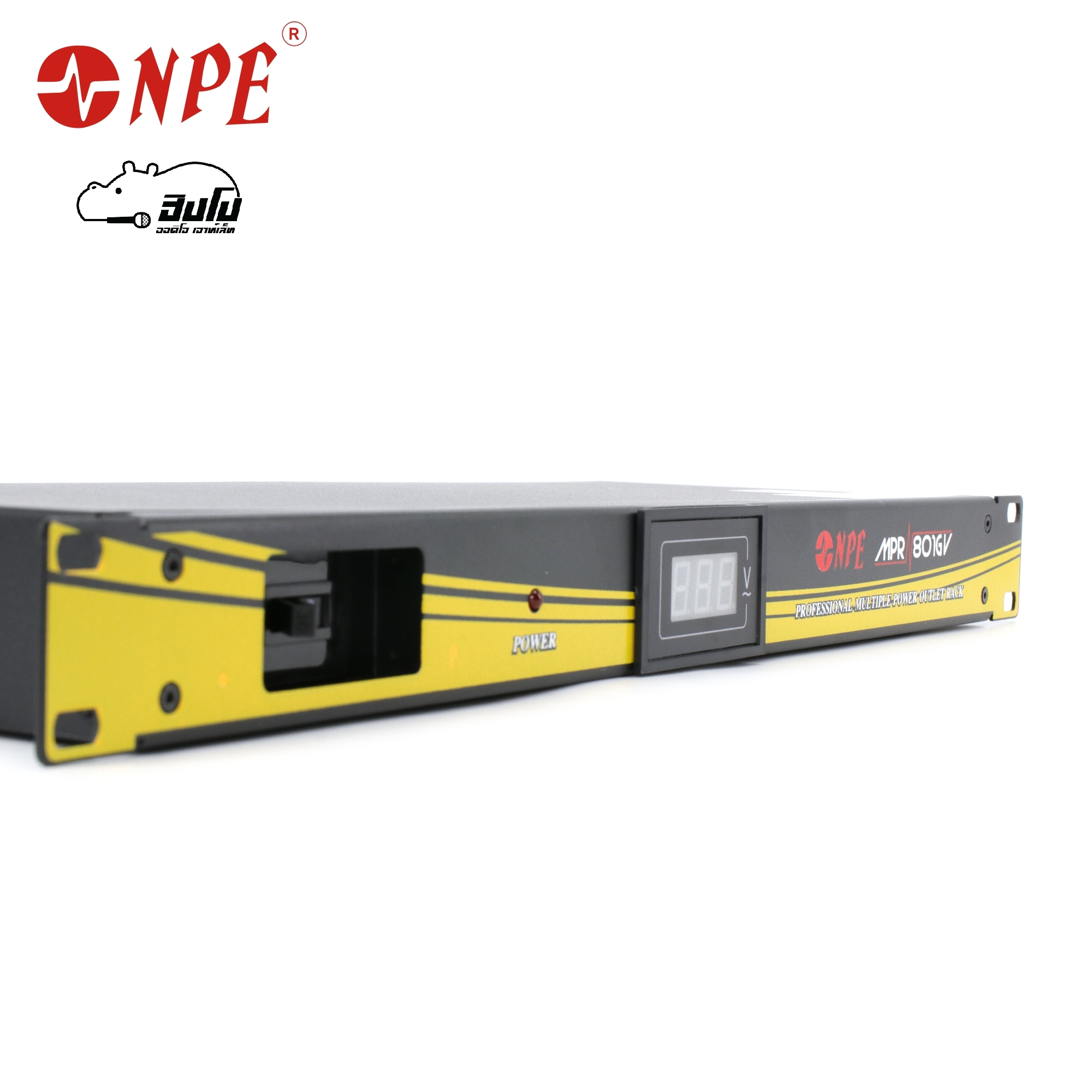 ปลั๊กติดแร็ค มาตรฐาน 8ช่อง NPE รุ่น MPR 801 GV Multiple PowerOutletRack ...