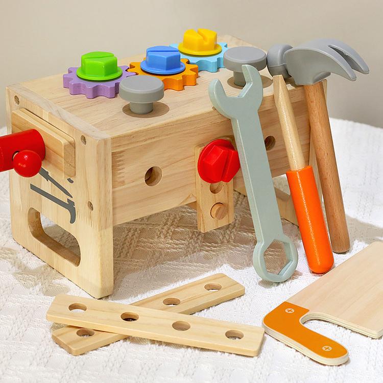 Tool Set for Toddlers Activity Cube Kid Tool Playset for Fine Motor ...