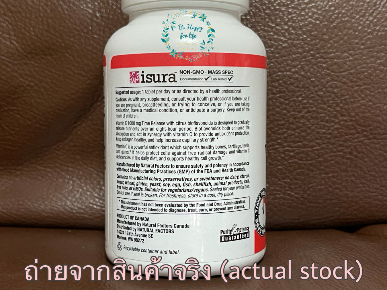 Natural Factors , Vitamin C , 1,000 mg, 90 Time Release Tablets - Be ...