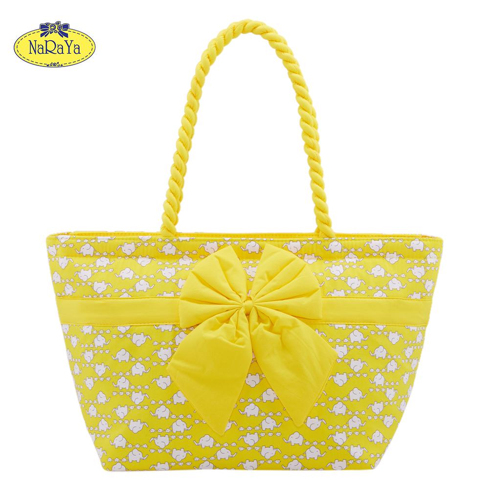 NaRaYa กระเป๋าหูรูด(พับเก็บ) Geometric Printed Bag - Naraya - ThaiPick