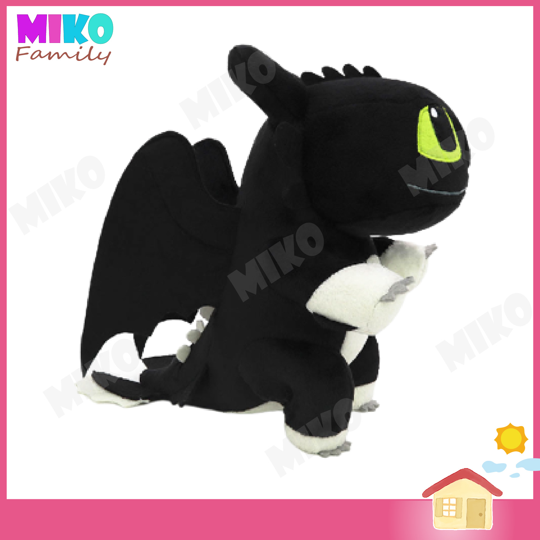 เขี้ยวกุด Toothless ตุ๊กตาเขี้ยวกุด ลูกมังกร Ruffrunner 8 นิ้ว / How to ...