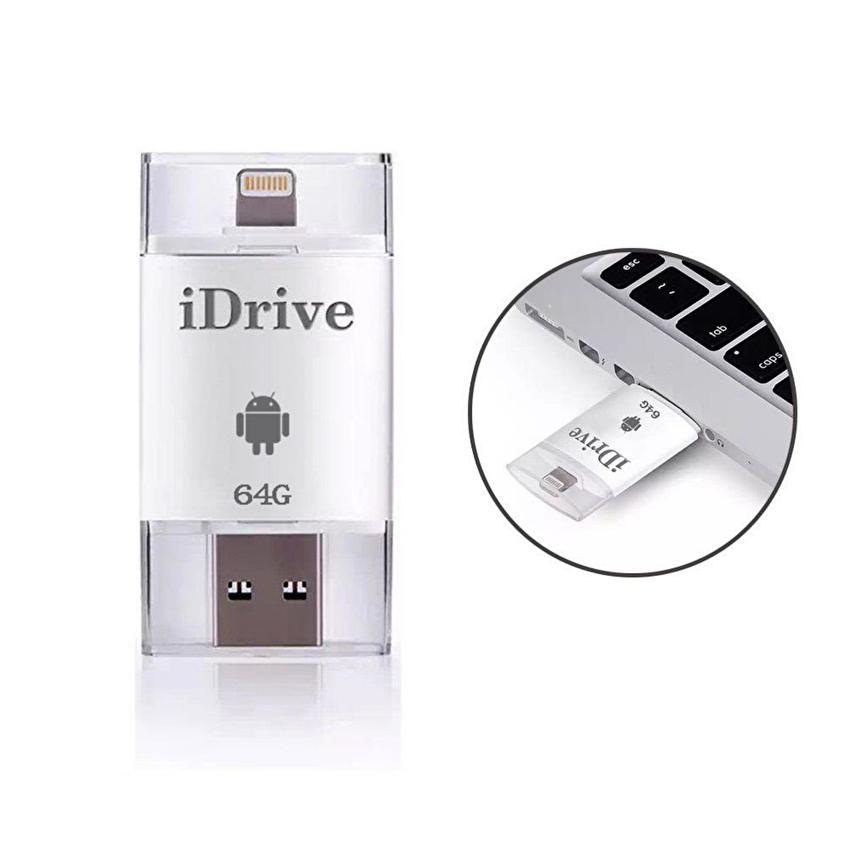 iDrive - iDiskk Pro 128GB LX-806 USB 3.0 แฟลชไดร์ฟสำรองข้อมูลสำหรับ ...