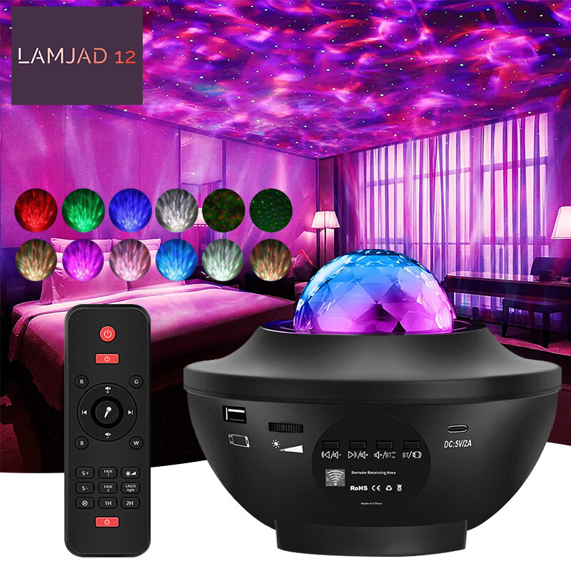 SUPERMALLB LED Star Galaxy Projector Colorful Starry Sky Night Light ...