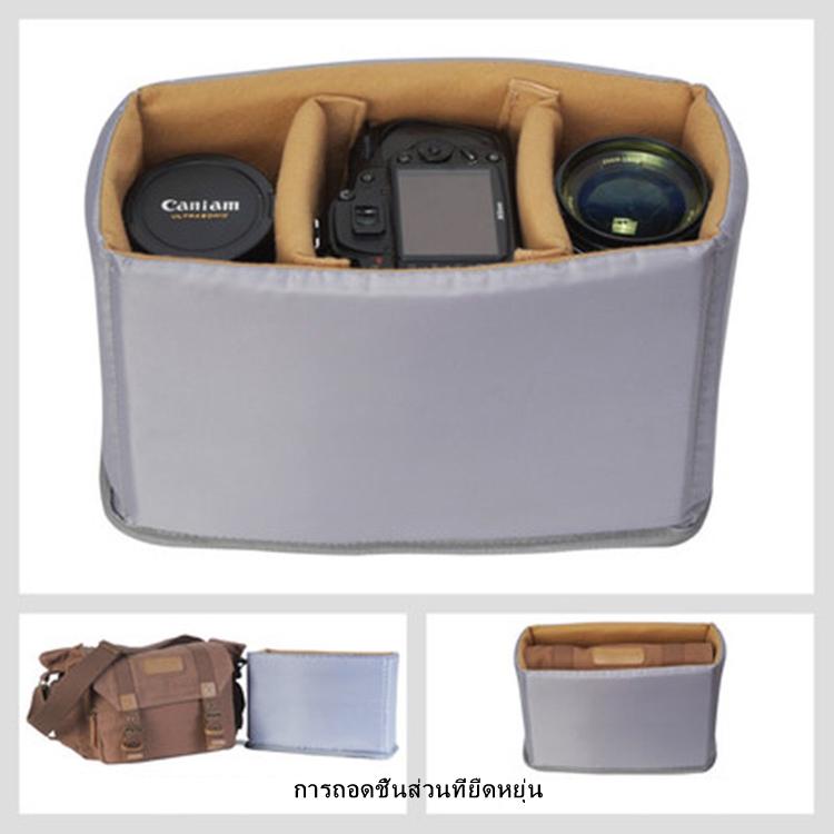 Caden F1 กระเป๋ากล้องการพักผ่อนกลางแจ้งกระเป๋าสะพายข้างสำหรับ DSLR ...