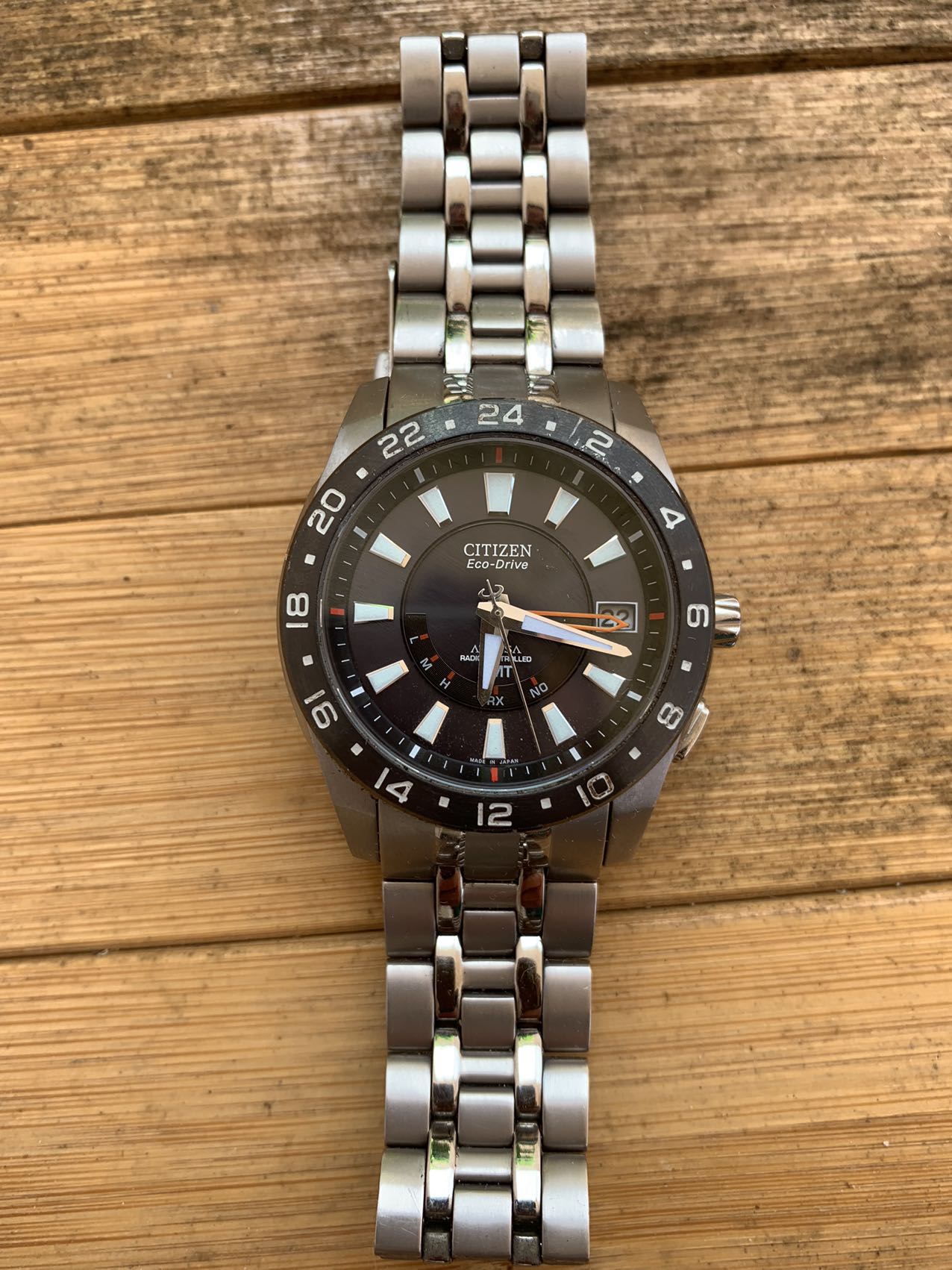 Citizen Attesa Eco Drive GMT WATCH H116-T012051 - Operation Confirmed ...