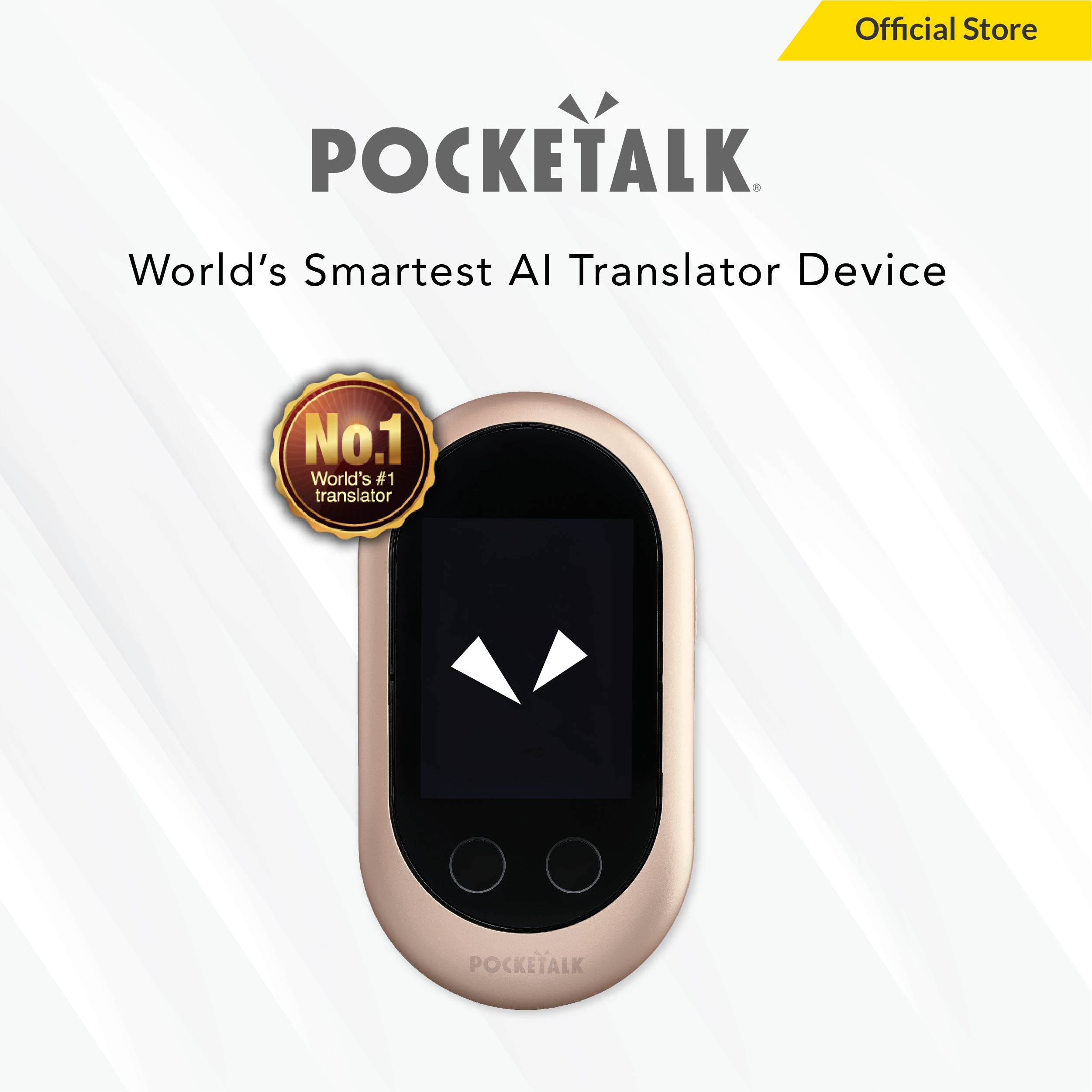 Pocketalk W Worlds smartest AI translation device No.1 selling in Japan ...