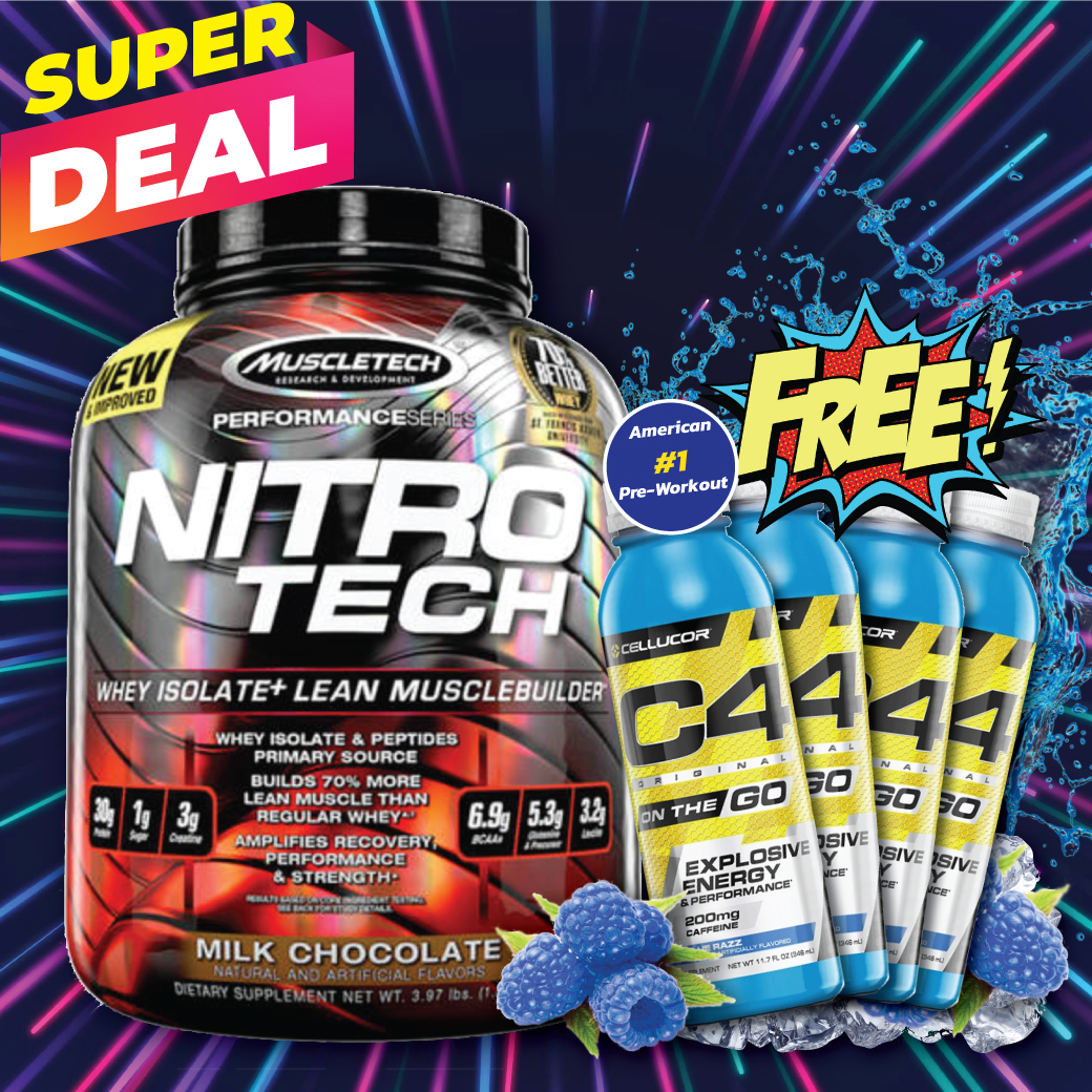 MUSCLETECH NITRO TECH PERFORMANCE SERIES 4 LB Vanilla - TONY EASY ...