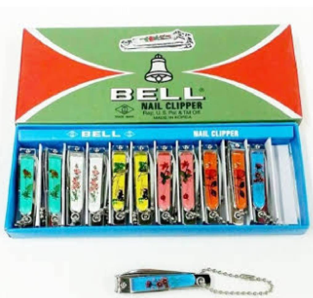 ส่งฟรี !! ( 1 ชิ้น ) กรรไกรตัดเล็บ มีดตัดเล็บ BELL Nail Clipper เบล ...