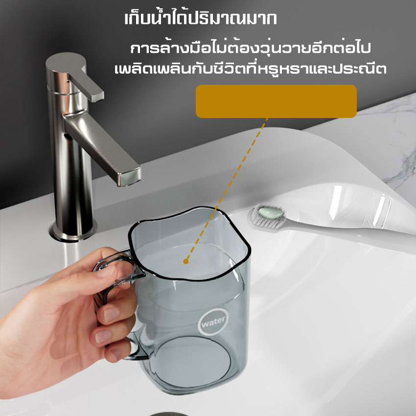 BAI PH แก้วน้ําพลาสติก สําหรับใส่ยาสีฟัน แปรงสีฟัน เหมาะกับการพกพา ...