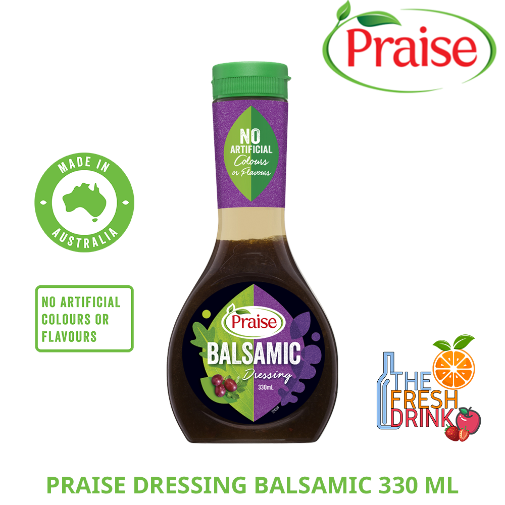 Praise Dressing Balsamic เพรส น้ำสลัด น้ำส้มสายชูบัลซามิก 330มล. ...
