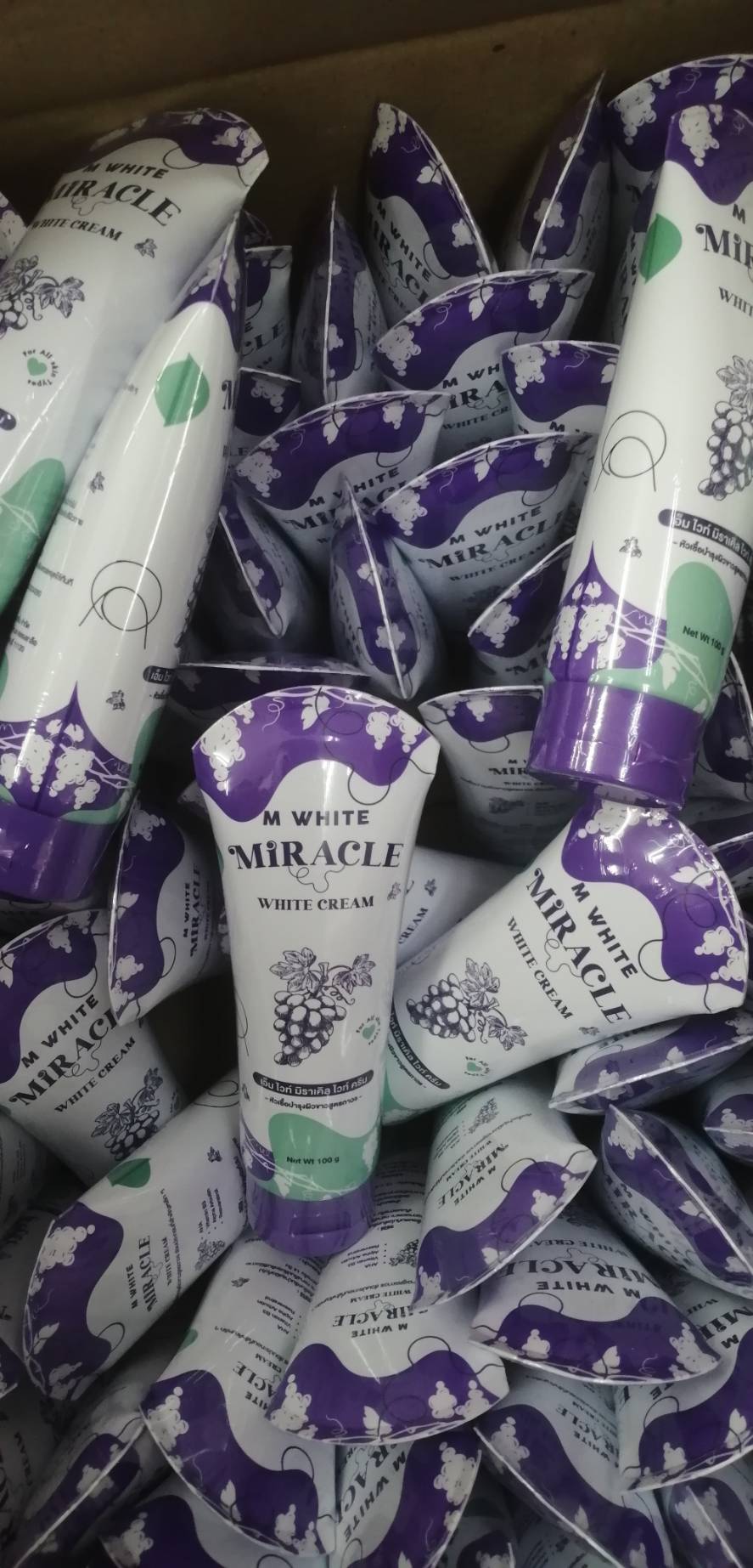 ครีมแม่มดโฉมใหม่ เอมไวม์ มิราเคล ไวท์ M white Miracle cream หัวเชื้อ ...