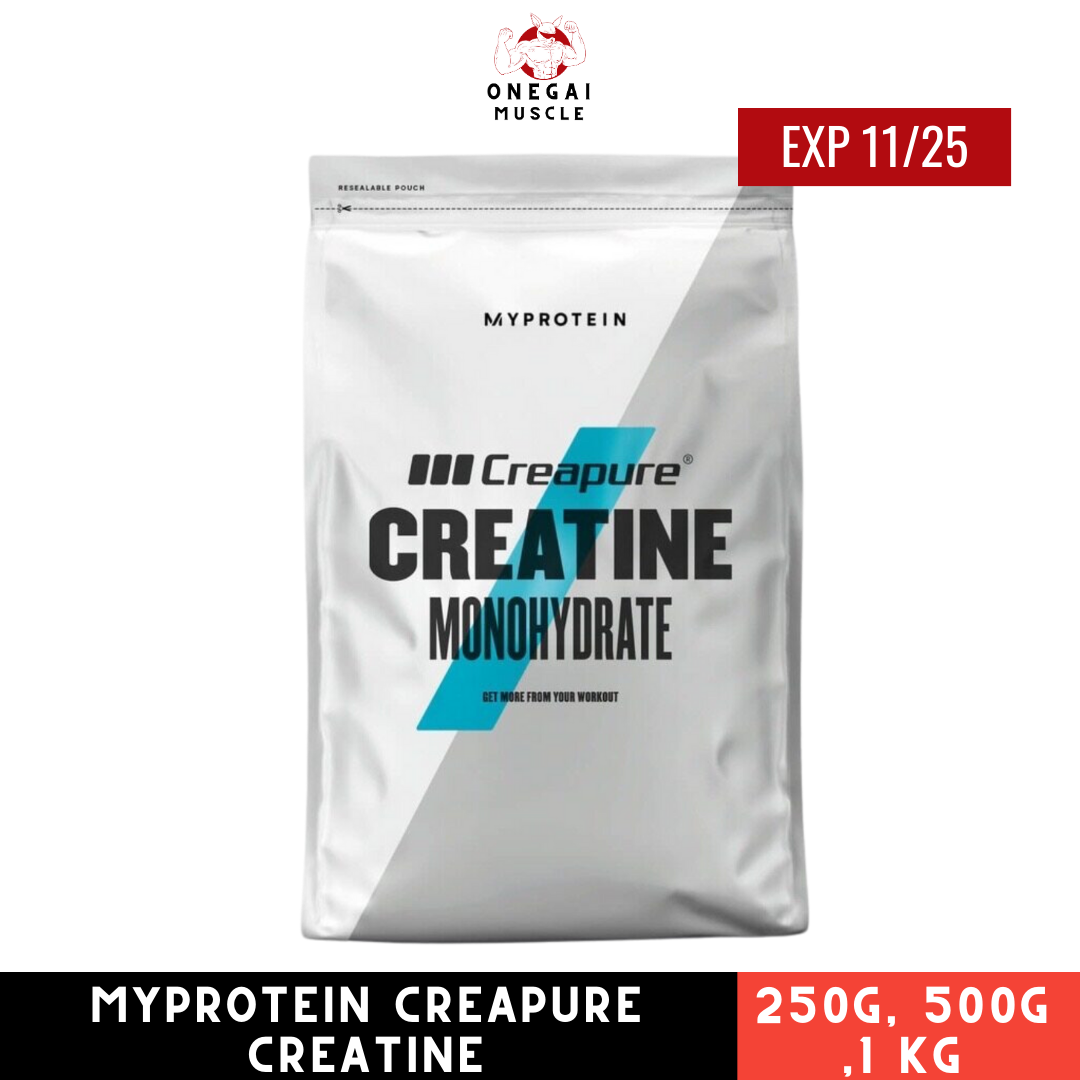MyProtein Creapure, Creatine Monohydrate powder, Onegai Muscle ...