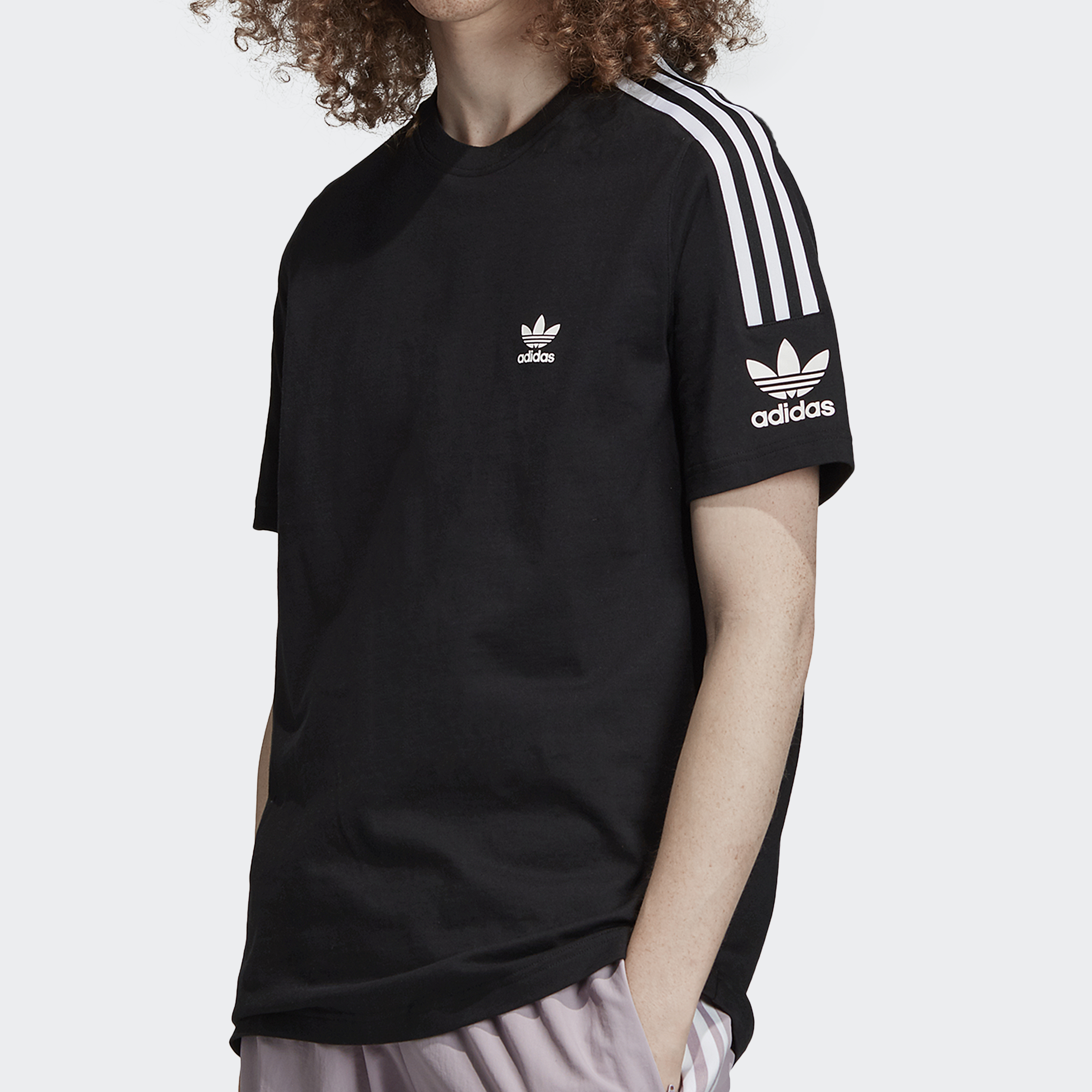 adidas ไลฟ์สไตล์ เสื้อยืด ผู้ชาย สีดำ ED6116 - MixASale