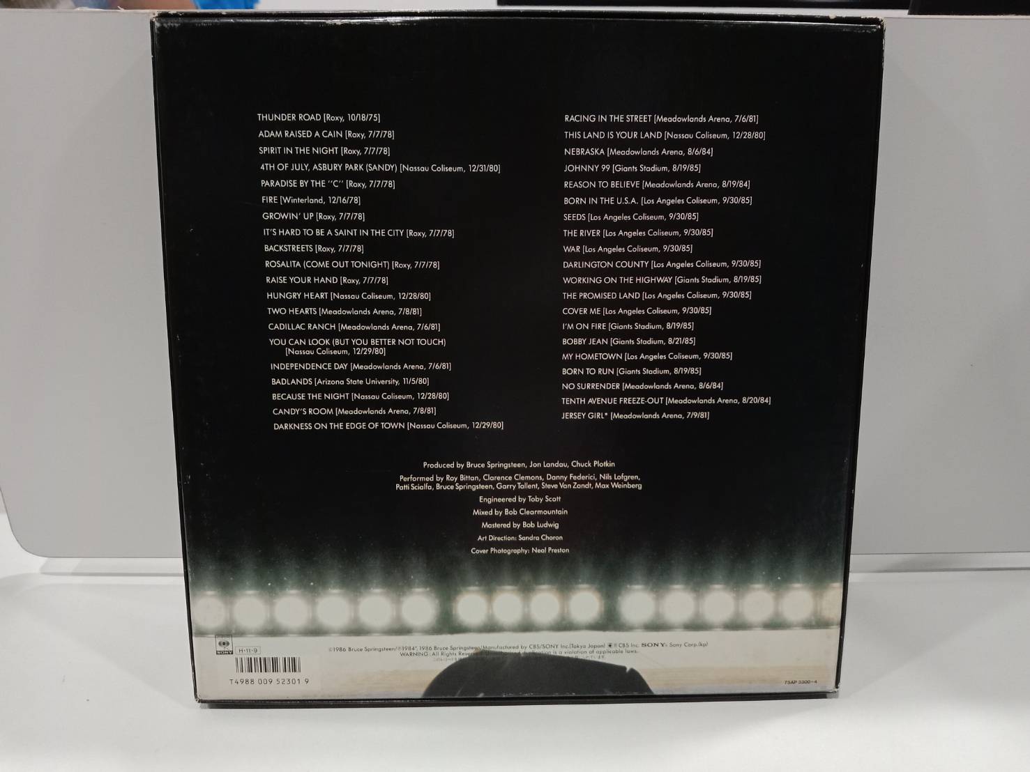 5LP แผ่นเสียงไวนิล BRUCE SPRINGSTEEN & THE E STREET BAND LIVE 1975-85 ...