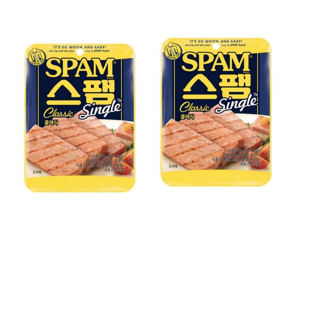 CJ Spam Classic สแปม หมูแฮมกระป๋องสุดฮิตจากเกาหลี 340g 300g 200g. 80g | Lazada.co.th