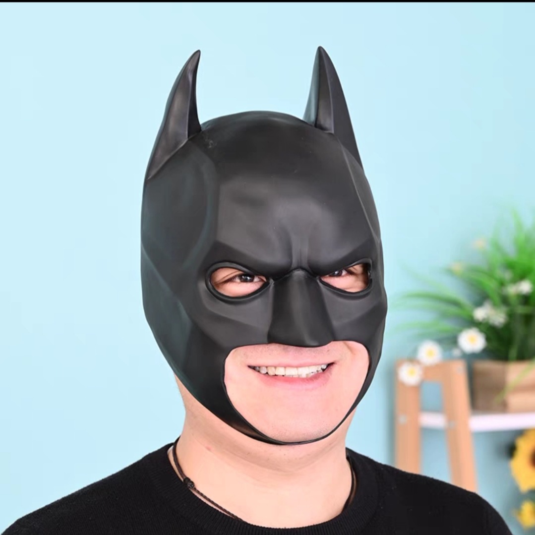แบทแมนหน้ากากหมวกหน้ากาก batman ผู้ชายหล่อเต็มหน้า Tik Tok Live Prop ...