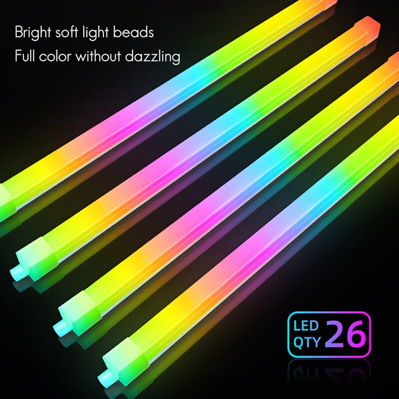 COOLMOON F300 Chassis Light Bar 3PINx2+4PIN 5V ARGB Desktop Computer ...