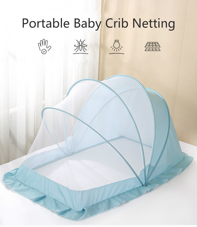 มุ้งกันยุงสำเร็จรูปมุ้งกันยุง มุ้งสปริง มุ้งเต็นท์ มุ้งกันยุงขนาด 55X98X60 CM Mosquito net ...