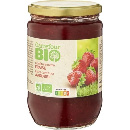 Carrefour Bio Confiture Fraises คาร์ฟูร์ แยมสตรอว์เบอร์รี่ 360g ...