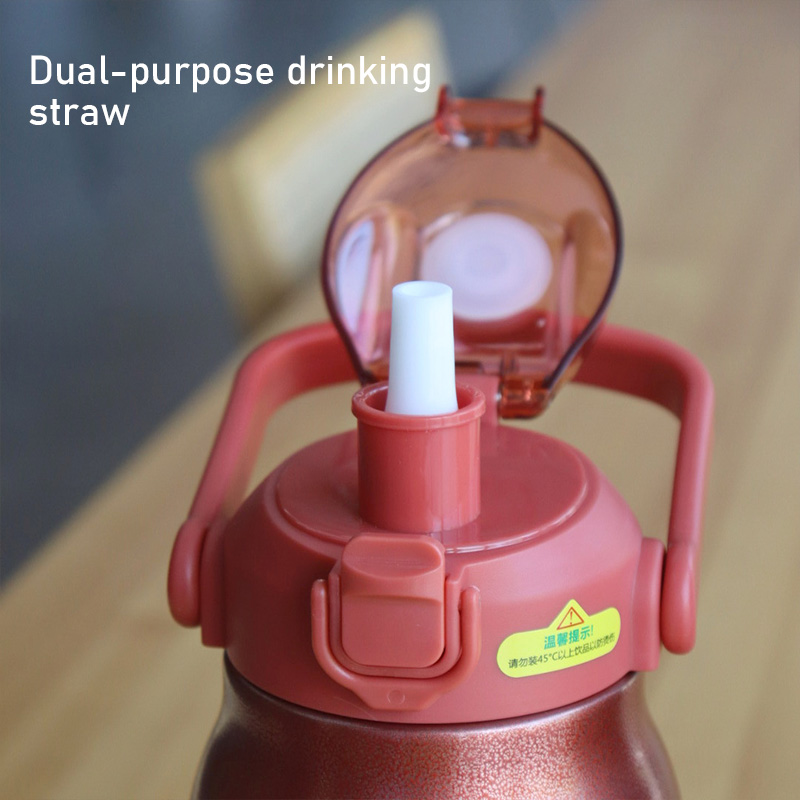 XINLANYASHE กระติกน้ำ ขวดนำ้ 1L และ 1.3L แท้งค์เก็บอุณหภูมิ สแตนเลส316 กระติกน้ำเก็บความร้อน ขวด ...