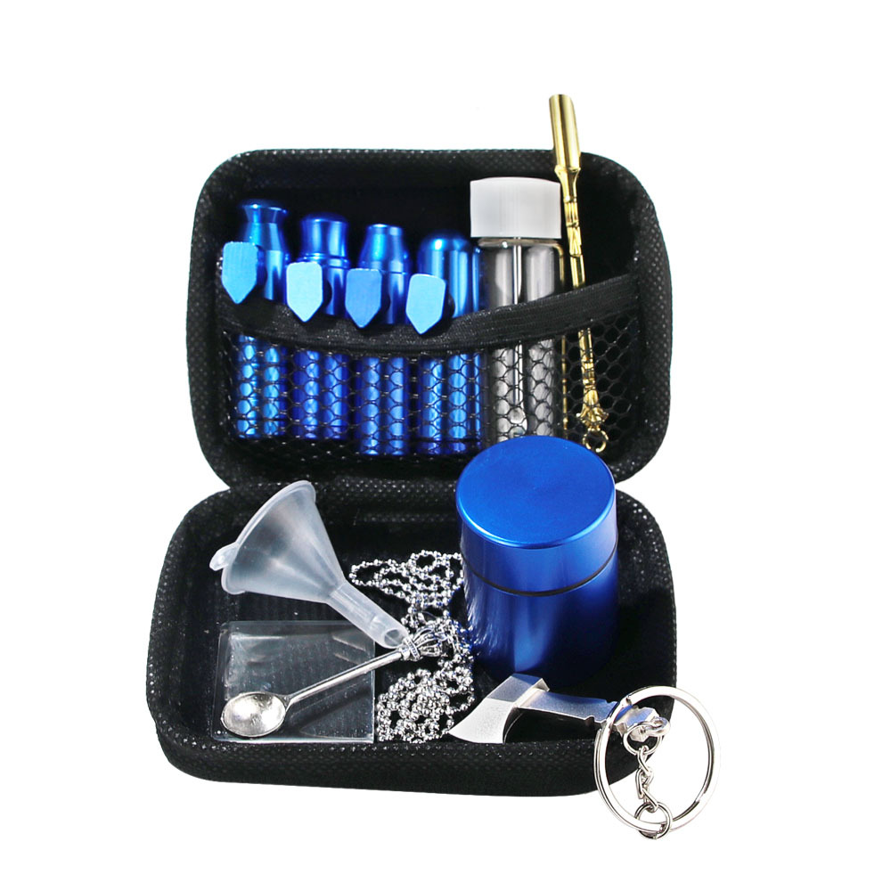 Tobacco Kit Snuff Snorter Set Aluminum Bullet Snuff Sniffer + Metal ...