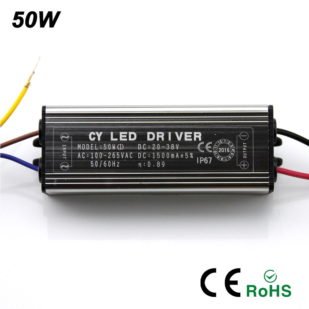 LED Driver 50W 1200mA 220V ไดร์เวอร์หม้อแปลงไฟ Led 50 W แบบภายนอก Out ...