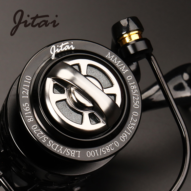 JITAI 2021 Spinning Reel with Free Spool Lightweight CNC Aluminum Spool ...
